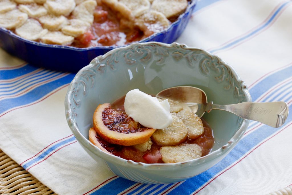 RUBARB AND BLOOD ORANGE PIE - AMERICA'S TABLE